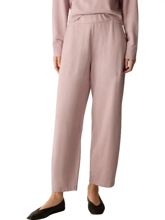 Eileen Fisher Organic Cotton Ankle Arch Pants - Opal