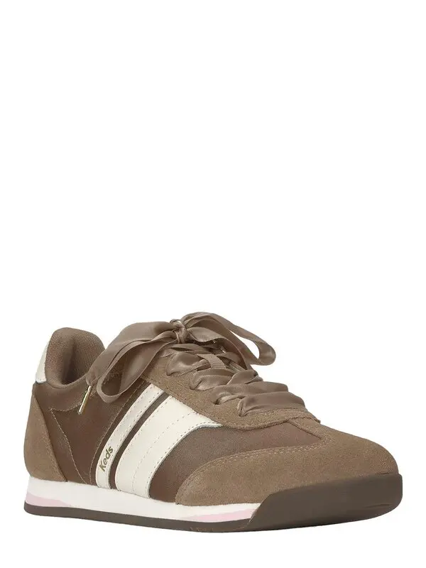 Keds® Revival Satin Sneaker - Mocha
