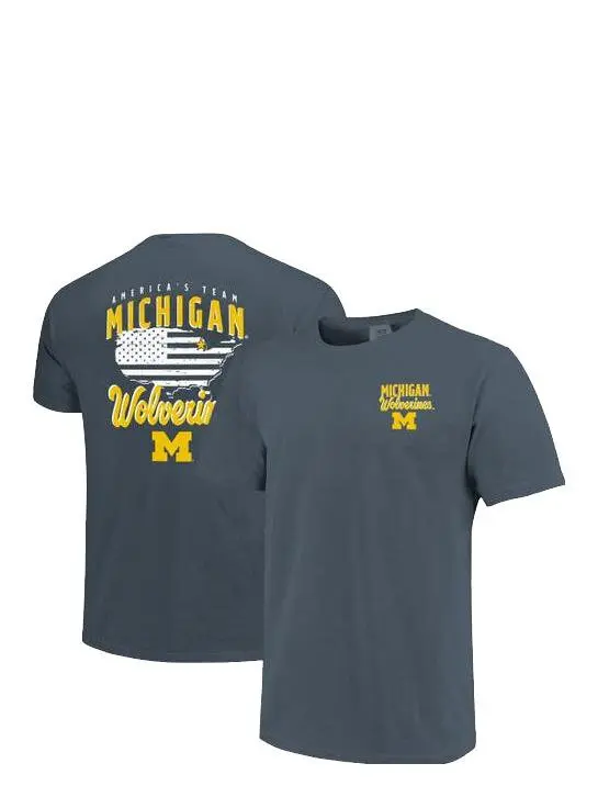 IMAGE ONE Michigan Wolverines America's Team T-shirt - Navy