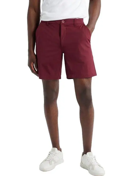 SWANNIES Fairway Performance Shorts - Maroon