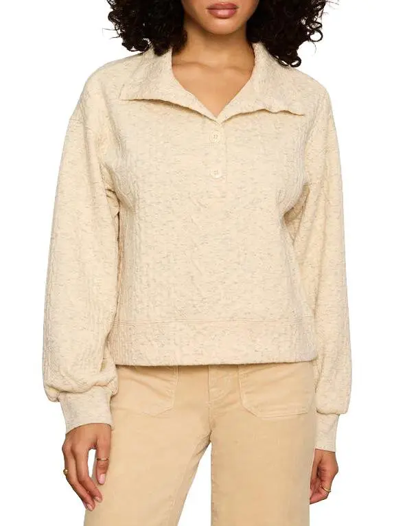 Sanctuary Halley Relaxed Pullover - Heather Bone
