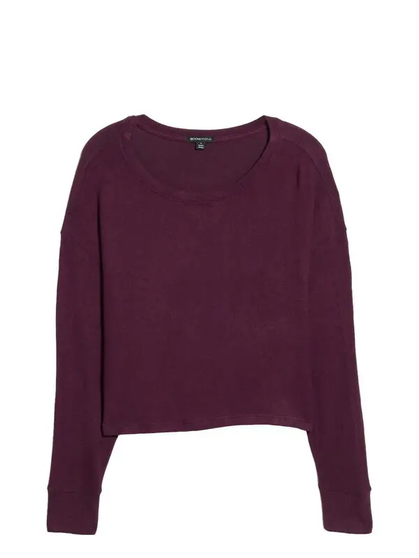 Beyond Yoga Luxelayer Pullover Sweatshirt - Cabernet
