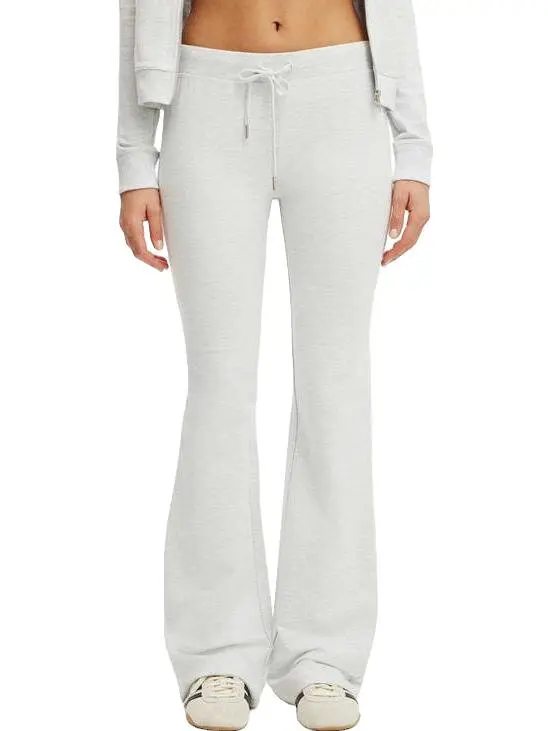 Cotton:on Active Sculpt Fleece Bootleg Sweatpant - Cloudy Grey Marle