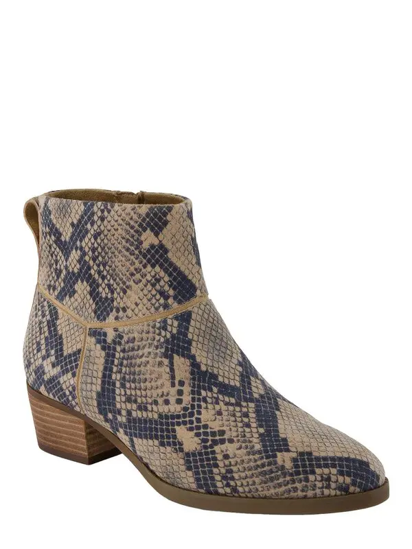 Toms Elia Leather Bootie - Snake