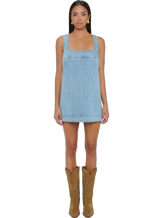 Show Me Your Mumu Topanga Mini Dress - Jet Stream Blue