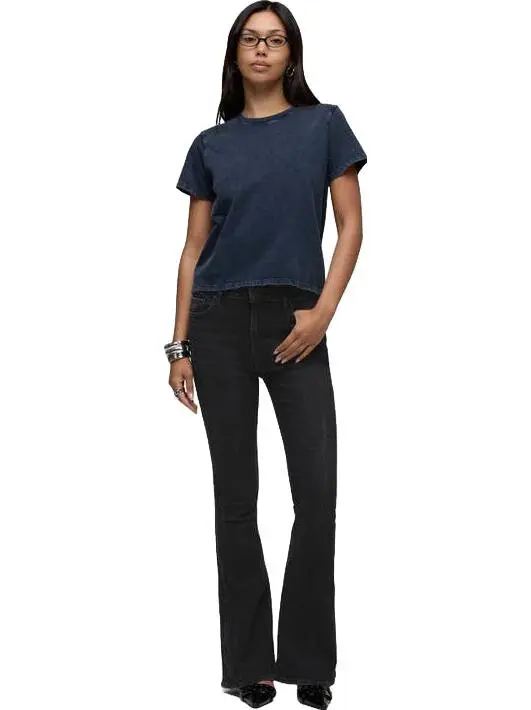 Hudson Jeans Holly Flare Jean - Black Magic