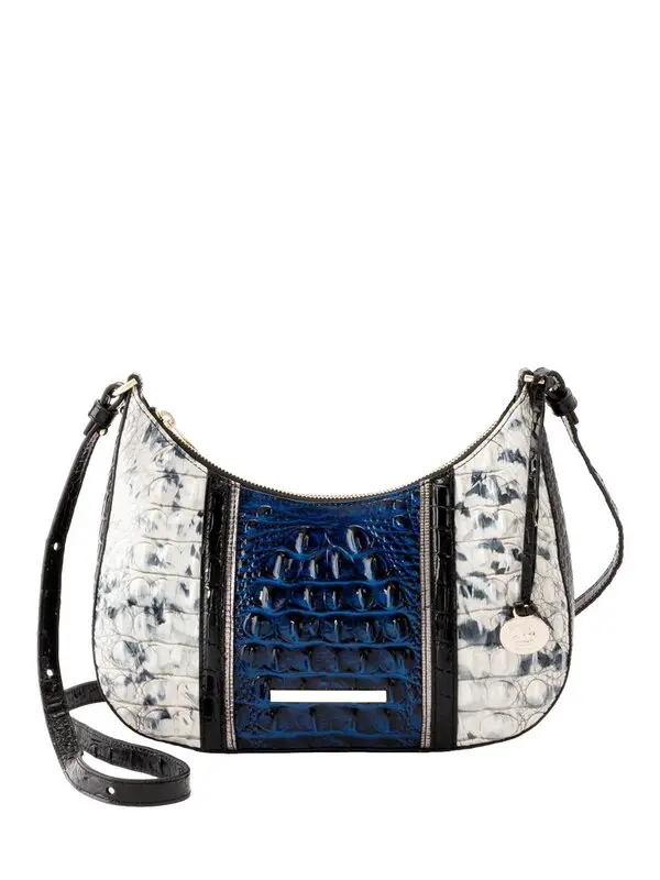 Brahmin Small Stephie Croc Embossed Leather Crossbody Bag - Multi