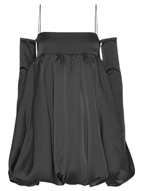 ROTATE BY BIRGER CHRISTENSEN Mini Bubble Dress - Black