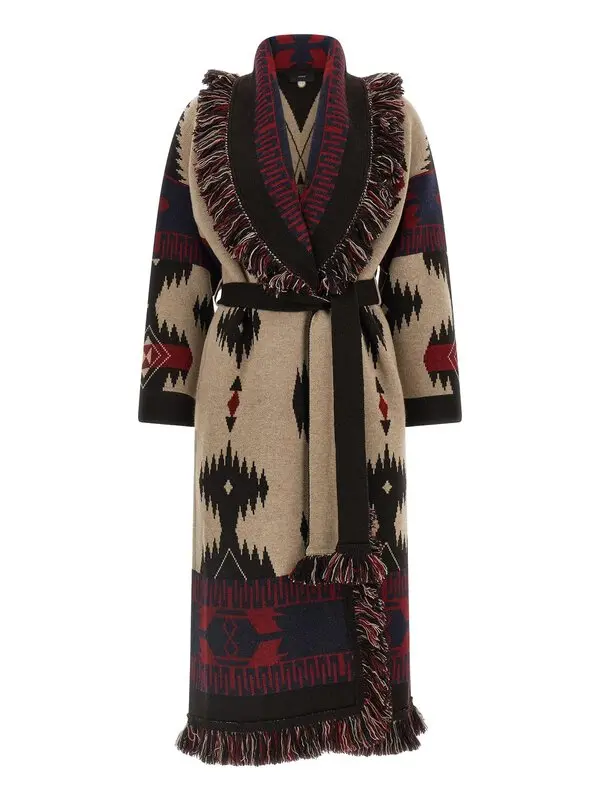 Alanui Icon' Long Coat - Multi