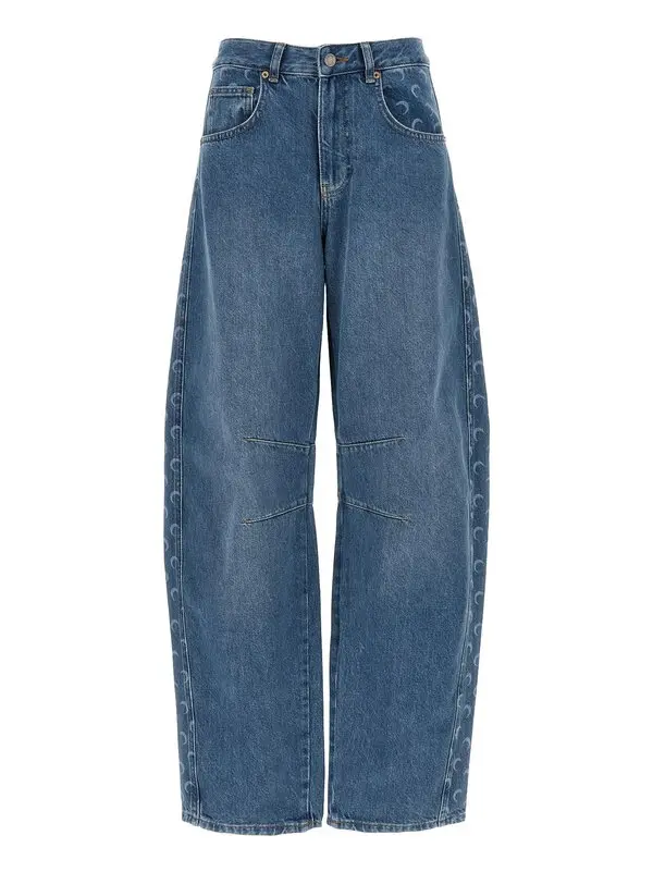 MARINE SERRE Moon' Jeans - Blue