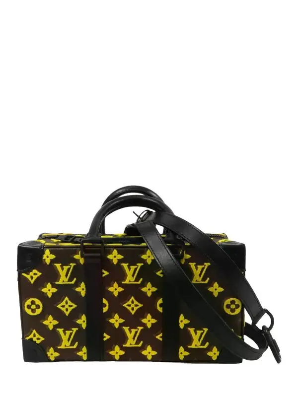 LOUIS VUITTON Trunk Speedy Tote Bag - Brown