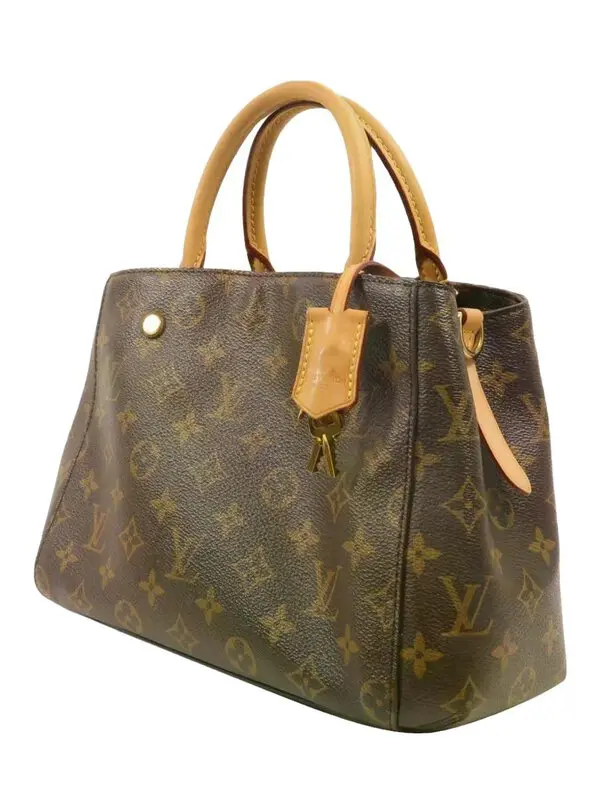 LOUIS VUITTON Montaigne Bb Monogram Shoulder Bag - Brown
