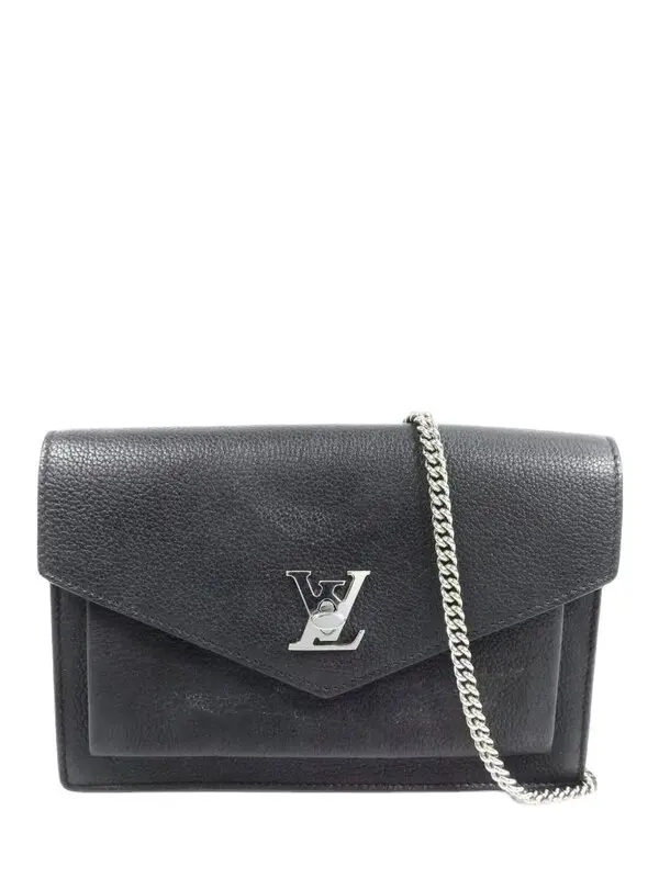 LOUIS VUITTON Mylockme Chain Shoulder Bag - Black