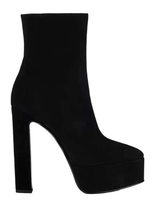 LE SILLA Nora Platform Ankle Boots - Black