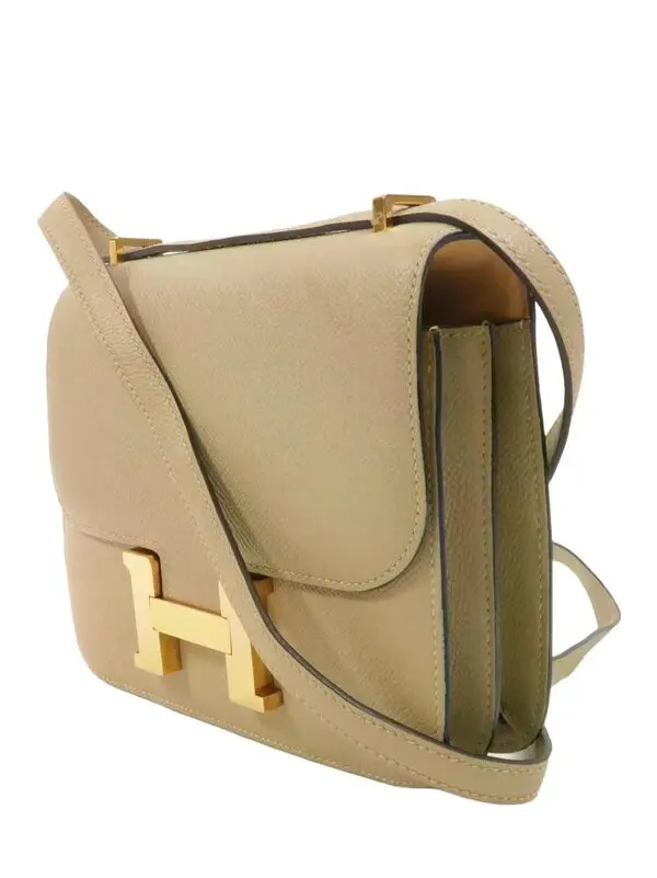 Hermès Mini Constance Shoulder Bag - Neutrals