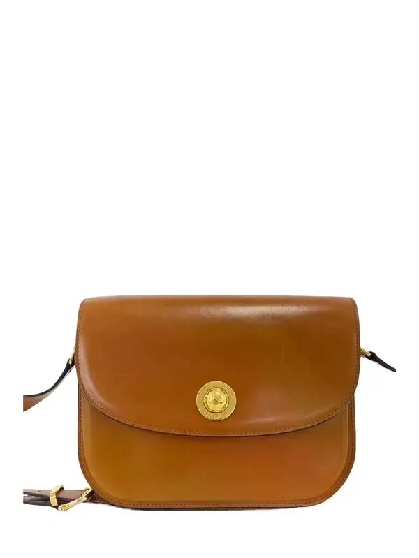 Celine 1993 Calfskin Star Ball Crossbody Bag - Brown