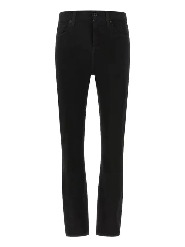 7 For All Mankind Ankle Skinny Jeans - Black