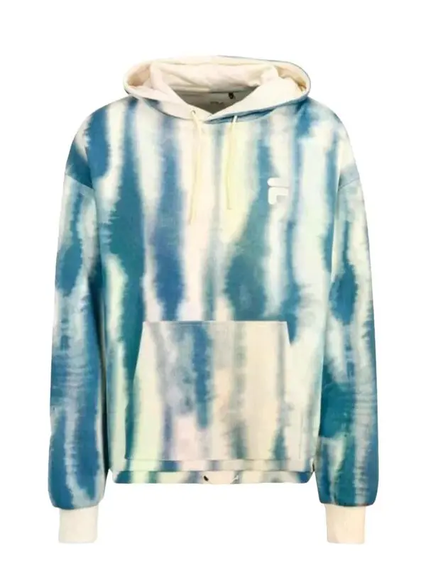 FILA Tie-dye Drawstring Hoodie - Blue