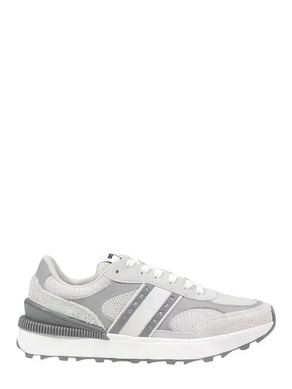Tommy Hilfiger Mesh-panels Sneakers - Grey