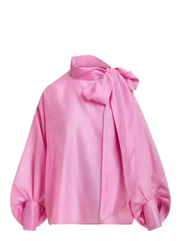 Essentiel Antwerp Karismatic Pussy-bow Shirt - Pink
