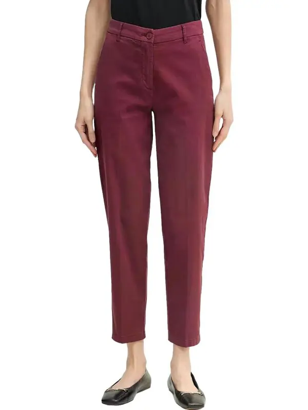 BENETTON Straight-leg Trousers - Red