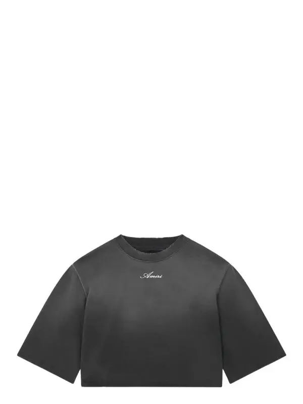 Amiri Cropped T-shirt - Grey