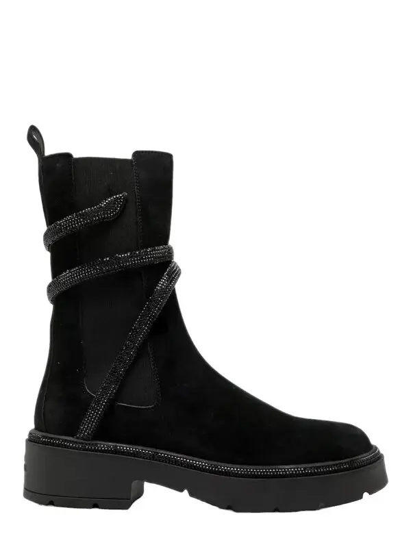 Rene Caovilla Cleo Chelsea Boots - Black