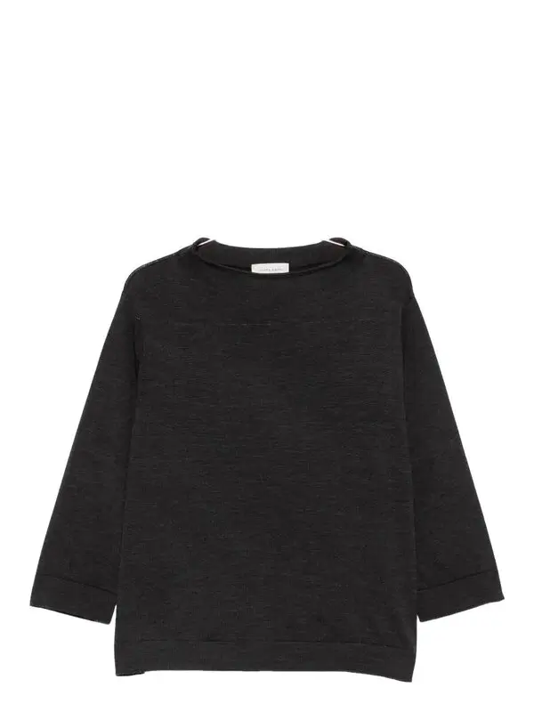 Liviana Conti Boat-neck Sweater - Grey