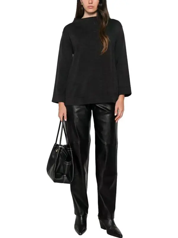 Liviana Conti Boat-neck Sweater - Grey