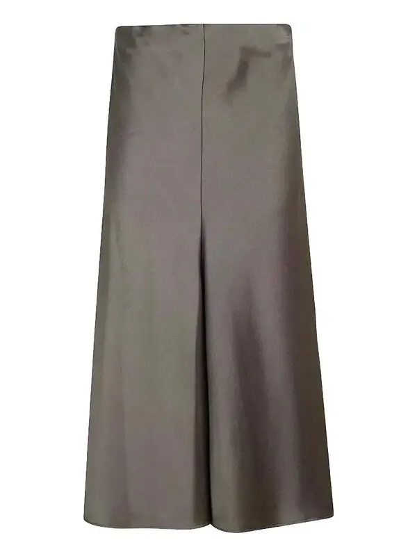 Brunello Cucinelli Satin-finish Maxi Skirt - Green