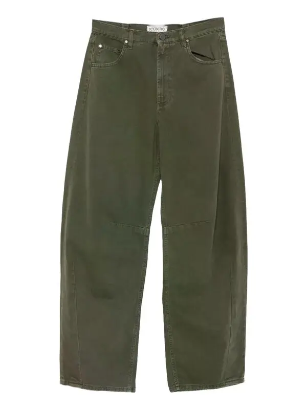 Iceberg Seam-detail Jeans - Green