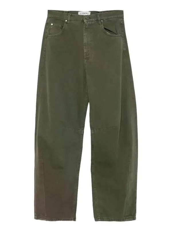 Iceberg Seam-detail Jeans - Green