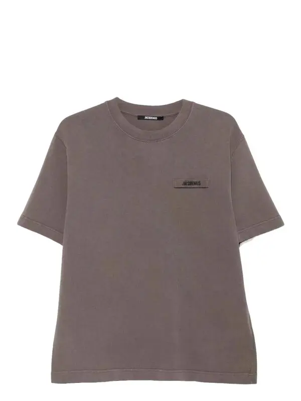 Jacquemus Gros Grain T-shirt - Brown