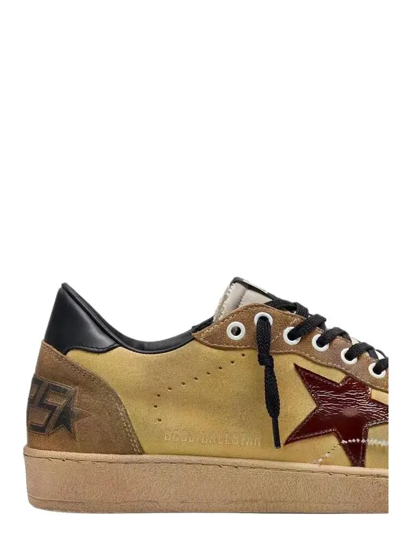 GOLDEN GOOSE Ball Star Lace-up Sneakers - Yellow