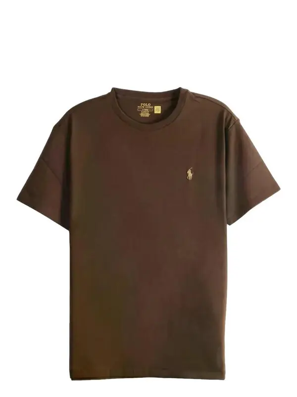 Polo Ralph Lauren Logo-embroidered T-shirt - Brown