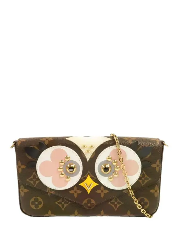 LOUIS VUITTON Lovely Birds Felicie Pochette Shoulder Bag - Brown