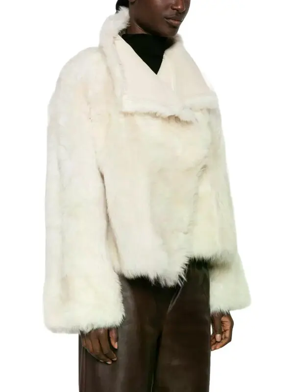YVES SALOMON Shearling Jacket - Neutrals