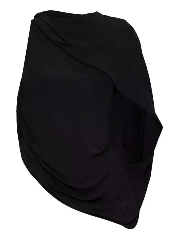 Alexander Wang Asymmetrical Draped Top - Black