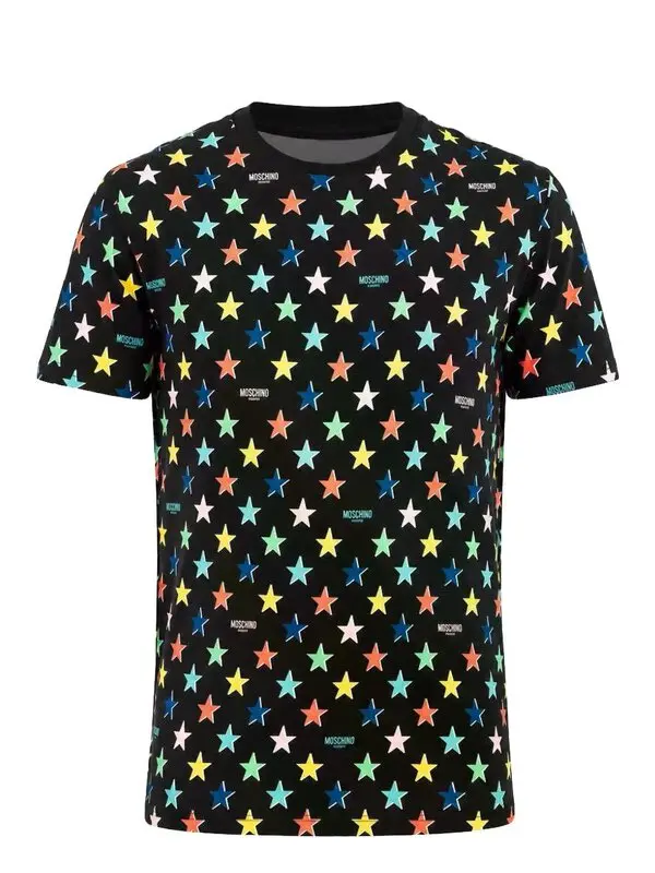 Moschino Star-print T-shirt - Black