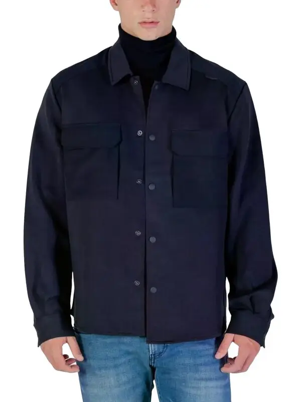 ANTONY MORATO Flap-pocket Shirt - Blue
