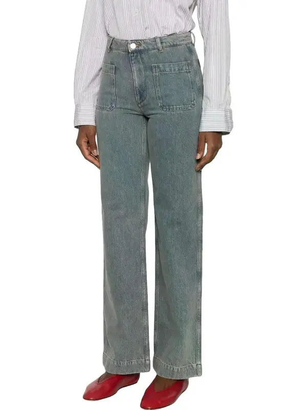 A.p.c. Victoria Patch-pocket Jeans - Blue