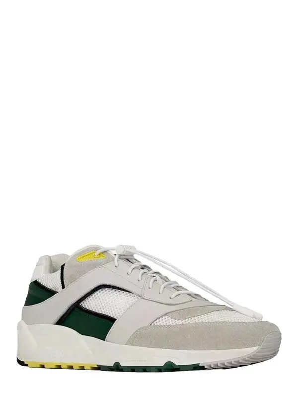 Saint Laurent Bump Panelled Sneakers - White