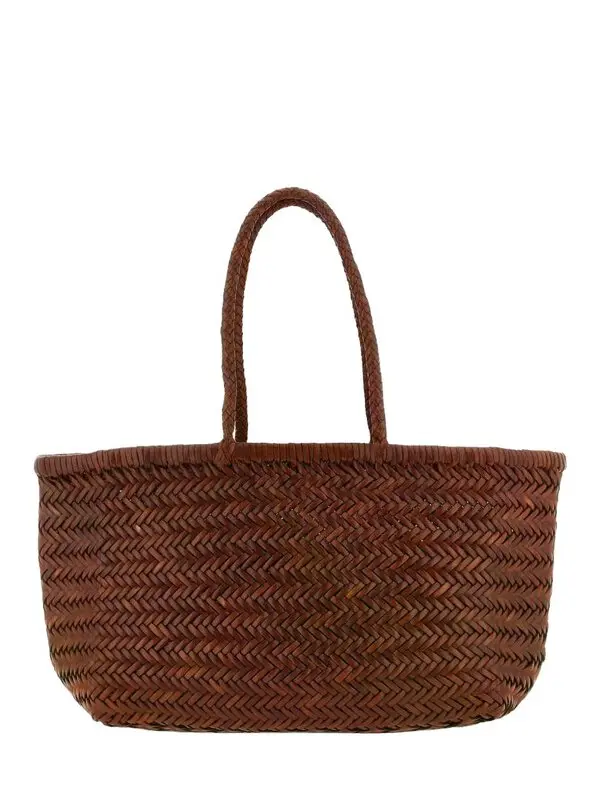 Dragon Diffusion Triple Jump Leather Tote Bag - Brown