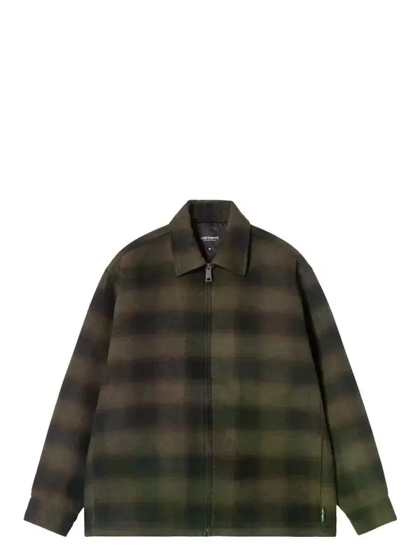 Carhartt Work In Progress Alton Check-pattern Twill Jacket - Green