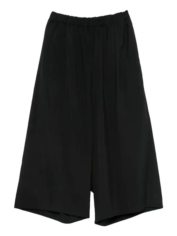 Comme Des Garçons Elasticated-waist Trousers - Black
