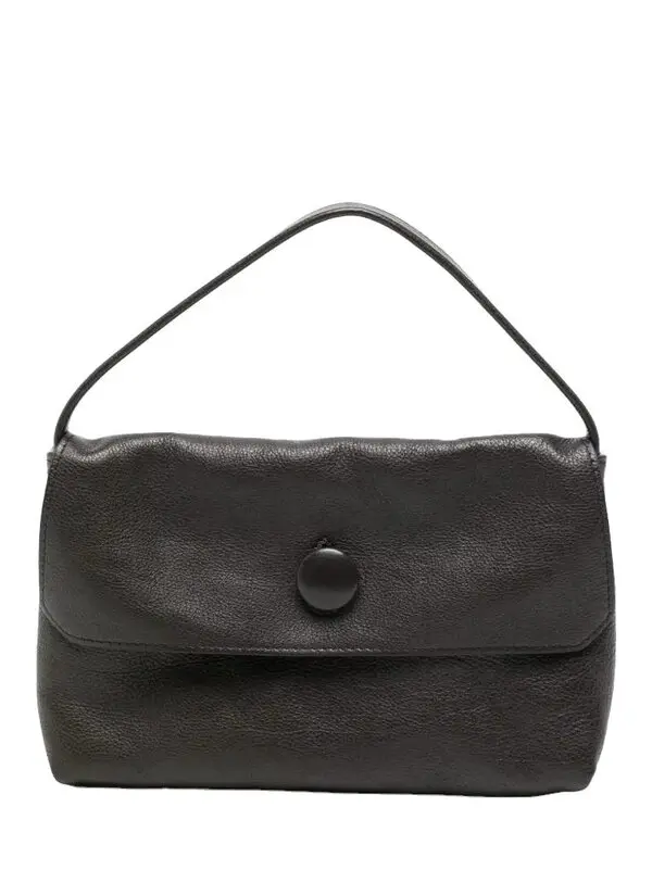 THE ROW Sally Button-fastening Leather Mini Bag - Brown