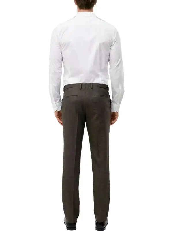 Hugo Slim-fit Tailored Trousers - Brown