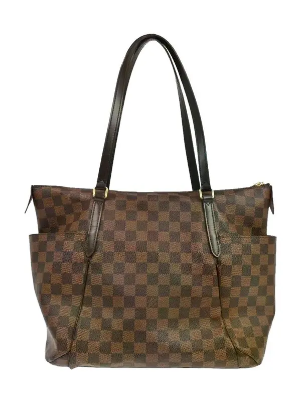 LOUIS VUITTON 2014 Damier Totally Mm Tote Bag - Brown