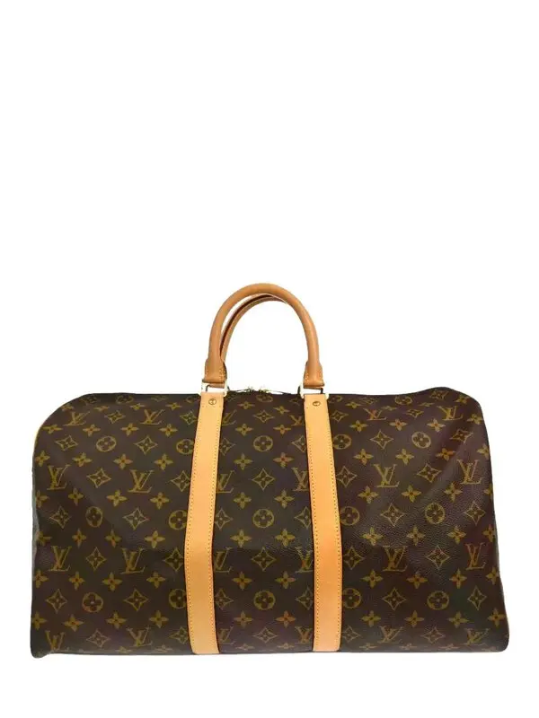 LOUIS VUITTON 2013 Monogram Keepall Luggage Bag - Brown