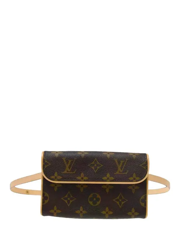 LOUIS VUITTON 2005 Monogram Pochette Florentine Belt Bag - Brown